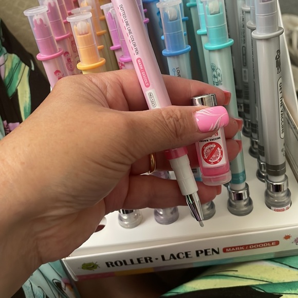 Other | Vaccine Pens Set Of Six | Poshmark